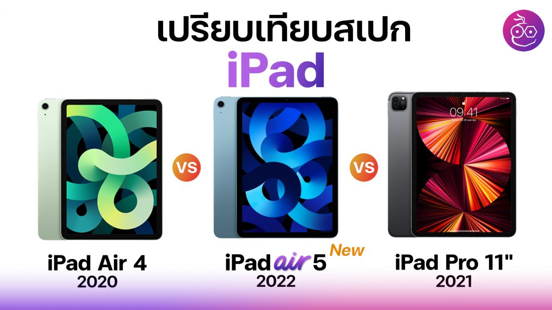 iPad Air 4 vs iPad Pro 2020 (2018) เลือกรุ่นไหนดี ในปี 2020