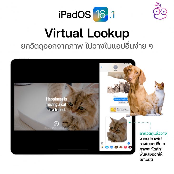 iPadOS 16.1 ตัวเต็มมาแล้ว! มาชม 16+1 ฟีเจอร์ ว่ามีอะไรใหม่บ้าง พร้อมสอนการใช้งานฟีเจอร์ใหม่