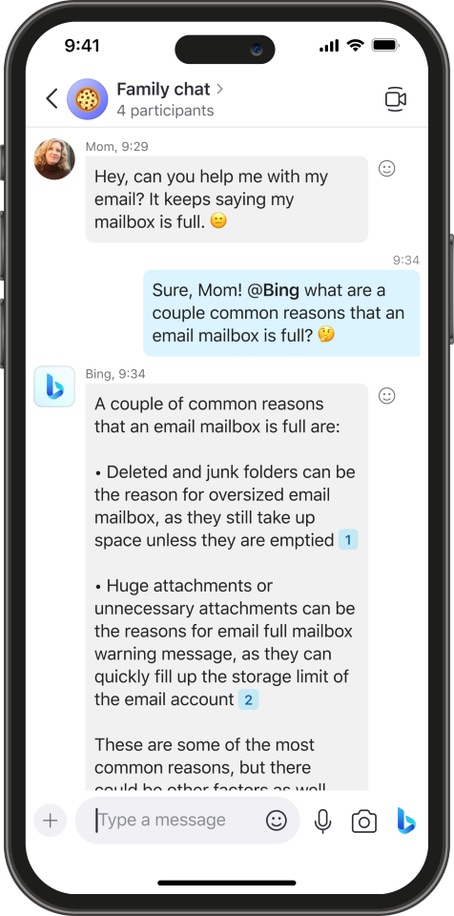 Microsoft เปิดตัว Chatgpt และ Voice Input ในแอป Bing Edge และ Skype สำหรับ Ios และ Android