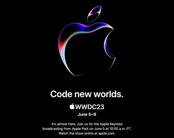 WWDC 2023 ใช้ชื่องานว่า “Code new worlds.”