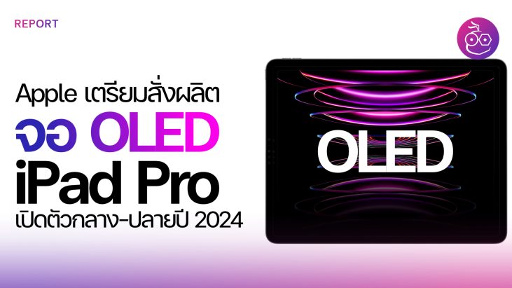 iPad Pro จอ OLED ปี 2024 ราคาเริ่มต้นอาจเกิน 52,000 บาท
