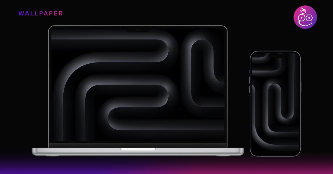 ภาพพื้นหลัง (Wallpaper) จาก MacBook Pro ชิป M3 สำหรับ Mac, iPhone